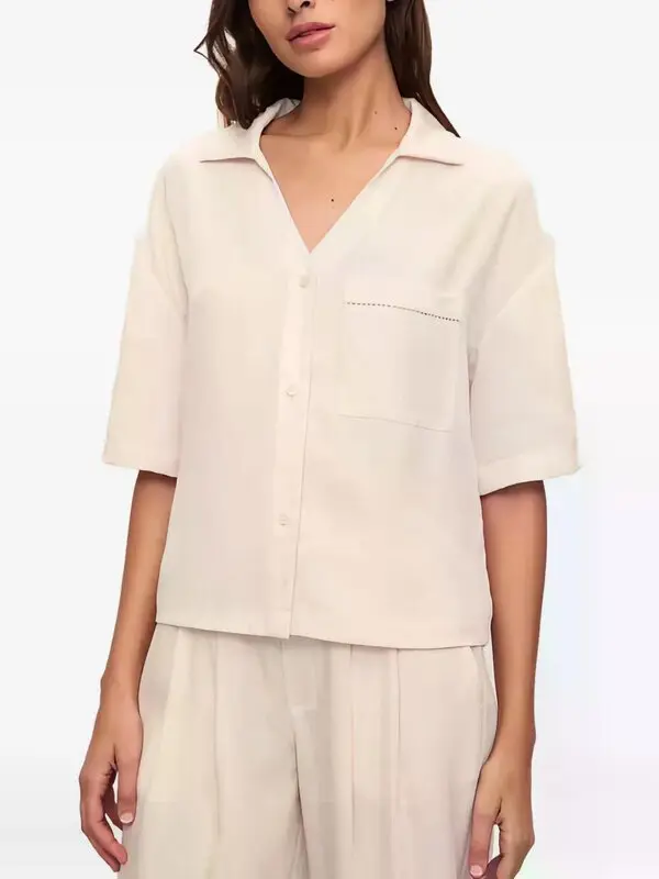 Eberjey Pocket Woven Top