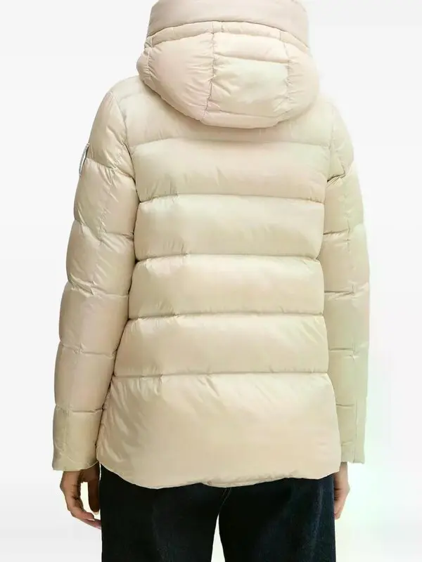 BOMBOOGIE Hooded Padded Jacket - Neutrals