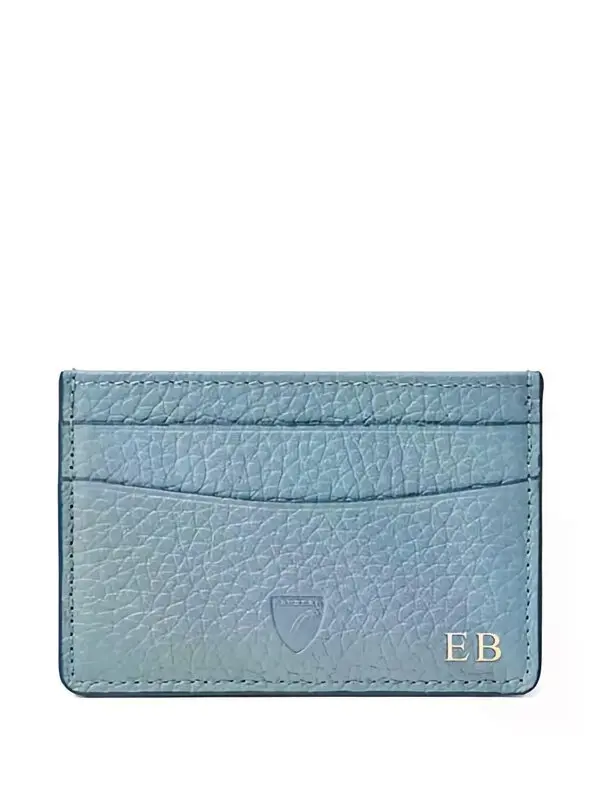 ASPINAL OF LONDON Logo-plaque Cardholder - Blue