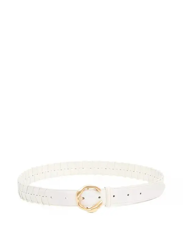 Aje Rene Braided Buckle Belt - Neutrals