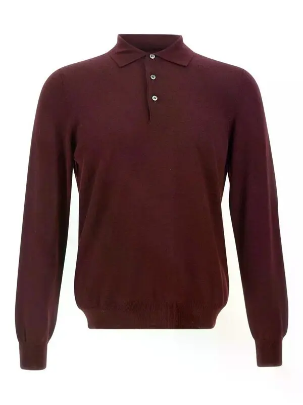 GRAN SASSO Fine-knit Polo Shirt