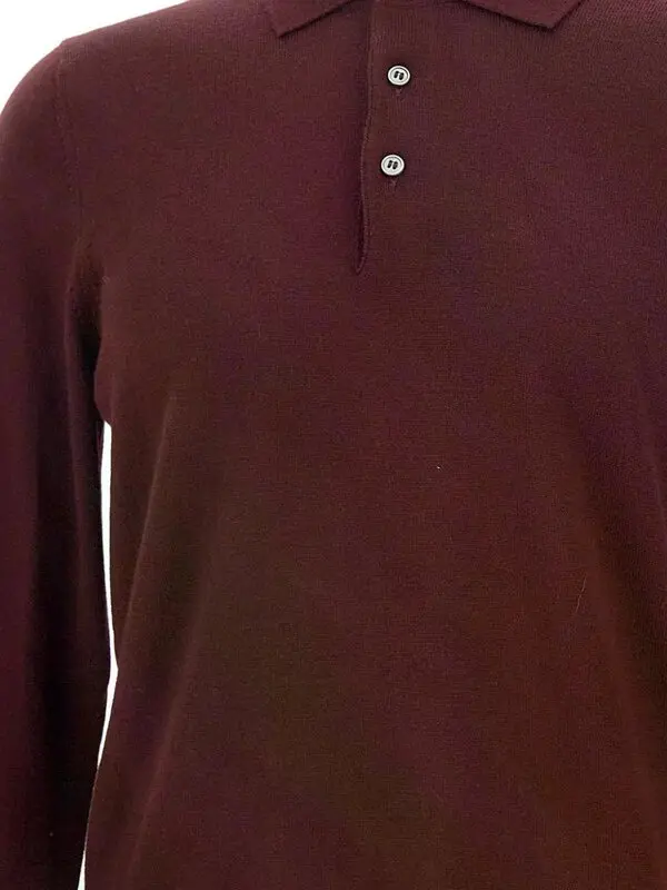 GRAN SASSO Fine-knit Polo Shirt