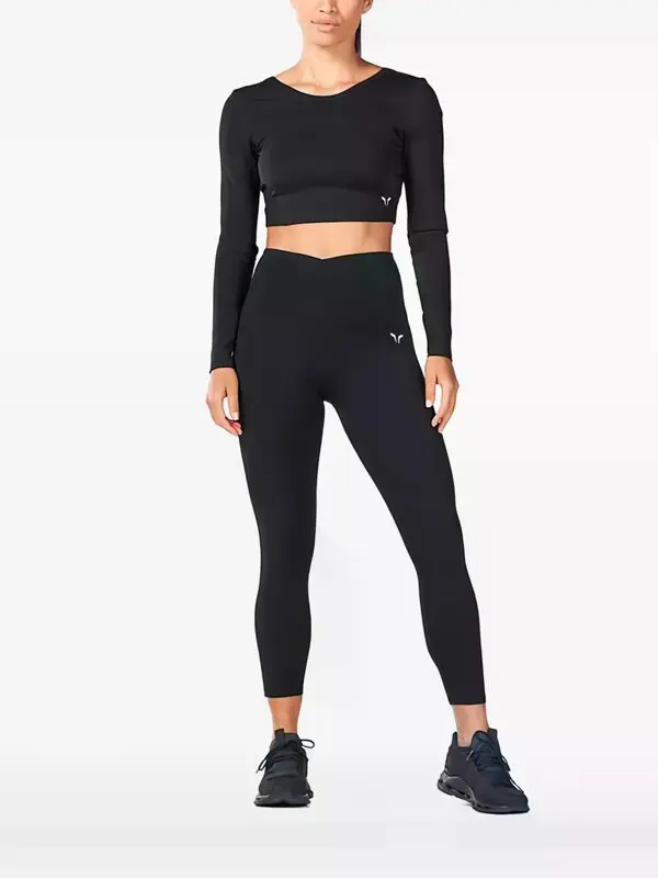 SQUATWOLF Long-sleeve Scoop-back Crop Top