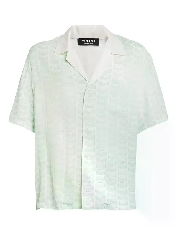 WHYAT Capri-pattern Short-sleeve Shirt