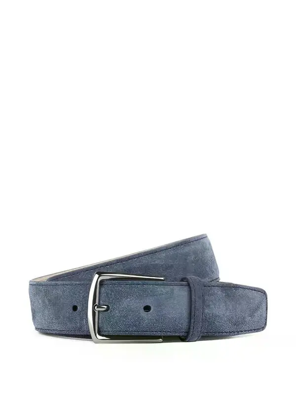AURELIEN Suede Belt - Blue