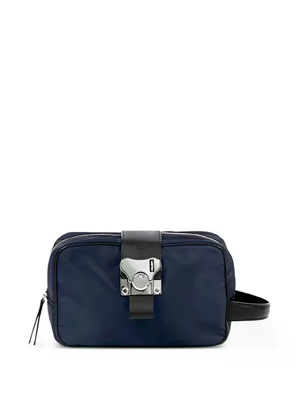 FPM MILANO Buckle-detail Wash Bag - Blue