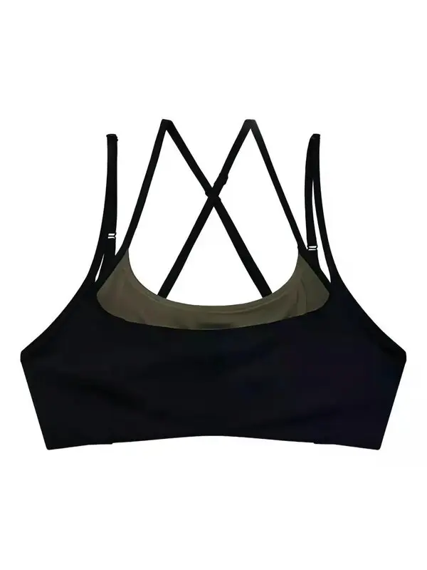 P.E Nation Crossover Strap Sports Bra - Black