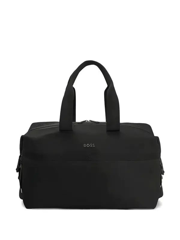 Hugo Boss Perforated Holdall - Black
