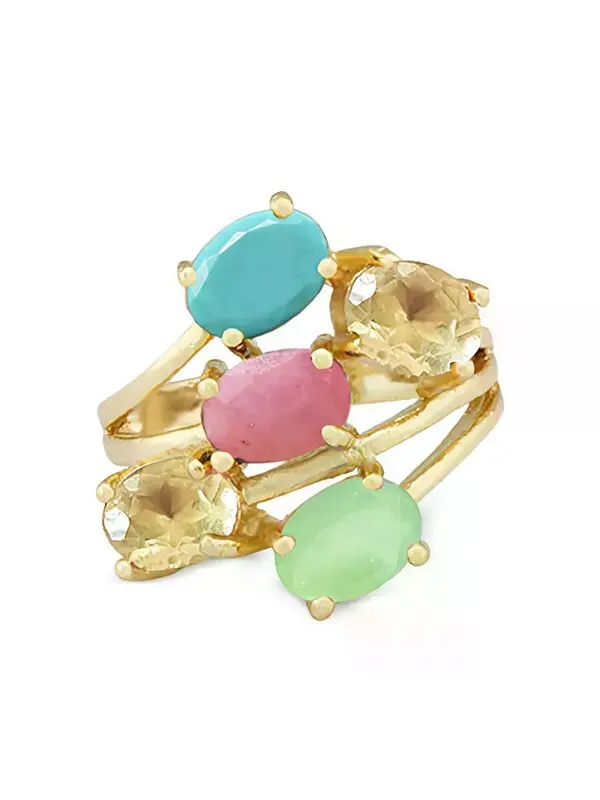 ATELIER MON Multistone Ring - Gold