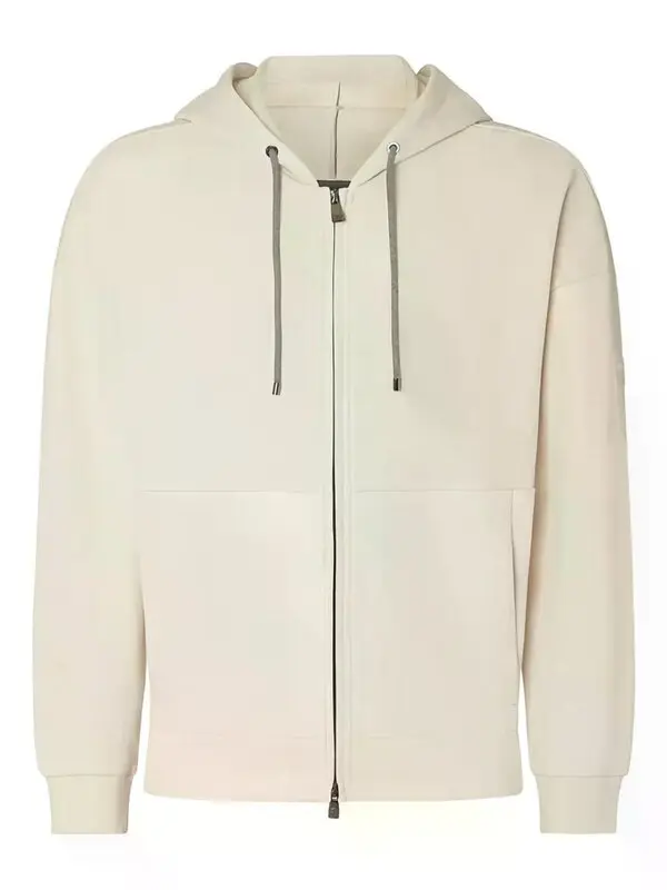 Corneliani Paneled Zip-up Hoodie