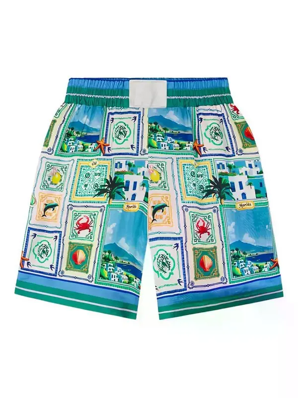 HOMIES MARBELLA Patterned Elasticated Shorts