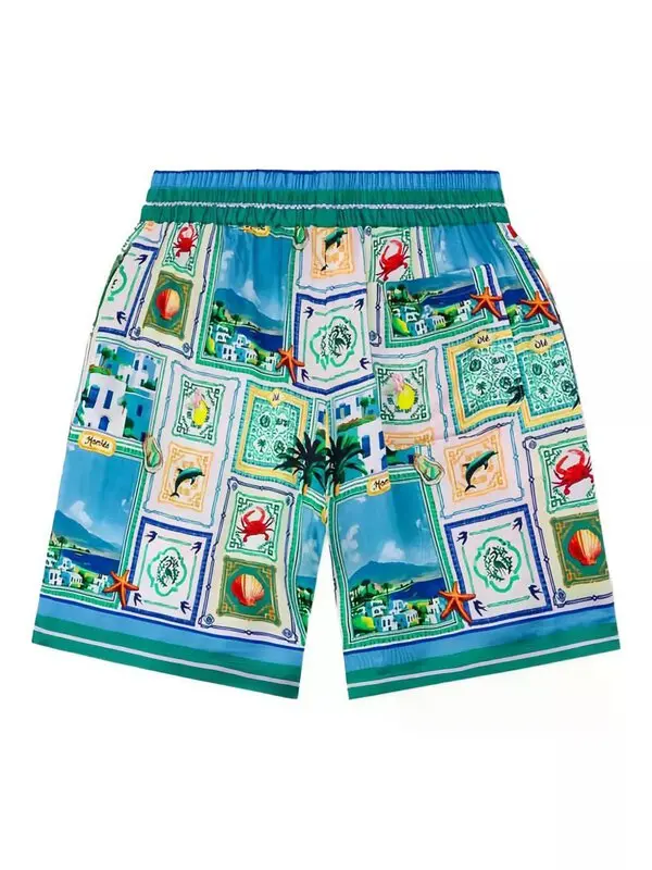 HOMIES MARBELLA Patterned Elasticated Shorts