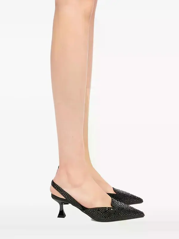 TWENTY FOURHAITCH Pointed Toe Slingback Pumps