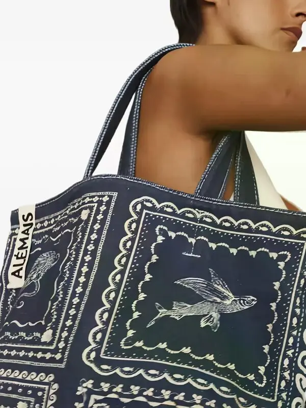 ALEMAIS Printed Tote Bag