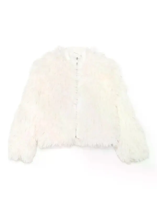 Apparis Zip-up Faux-fur Jacket - White