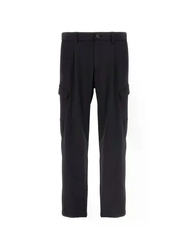 Herno Logo-plaque Cargo Trousers - Blue