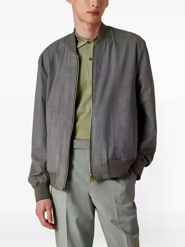 Paul Smith Reversible Zip-up Bomber Jacket