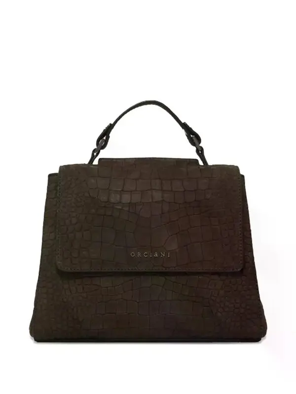 ORTIGNI Sveva Crocodile-effect Tote Bag