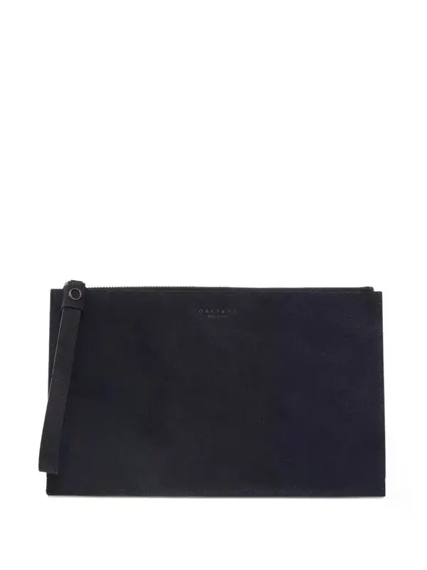 ORTIGNI Logo-lettering Wallet - Black
