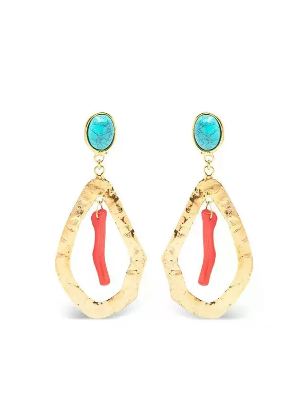 Sylvia Toledano Stone-drop Earrings - Gold