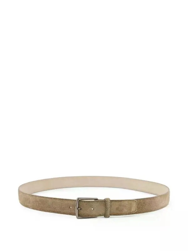 AURELIEN Suede Leather Belt - Neutrals