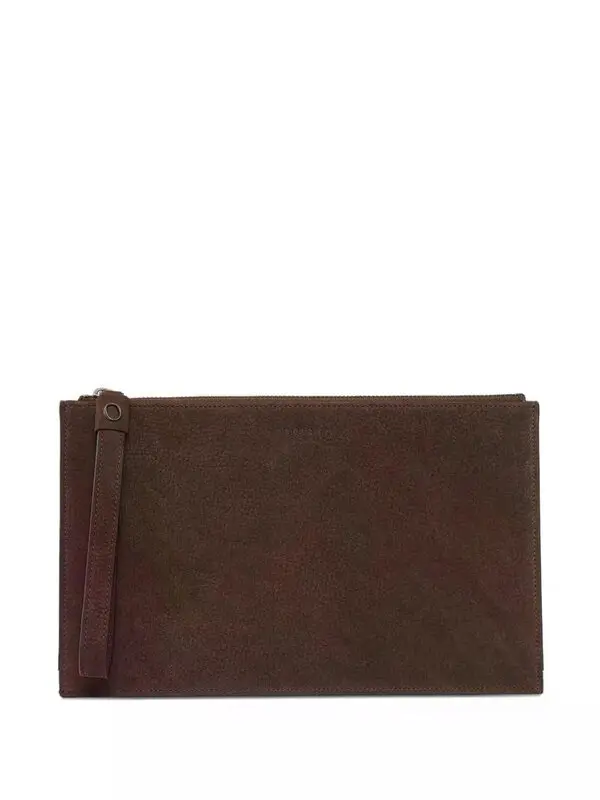 ORTIGNI Logo-stamp Wallet - Brown