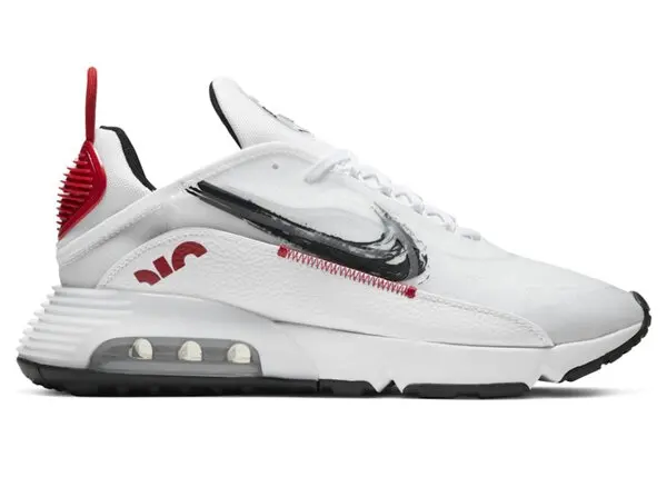 Nike Air Max 2090 Brushstroke - White/university Red/black