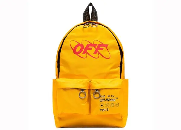 Off-White Industrial Y013 Backpack - Yellow Red