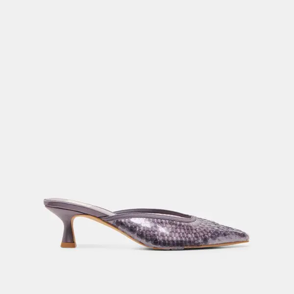 DOLCEVITA Cleo Sequin Mules - Smoke Sequin