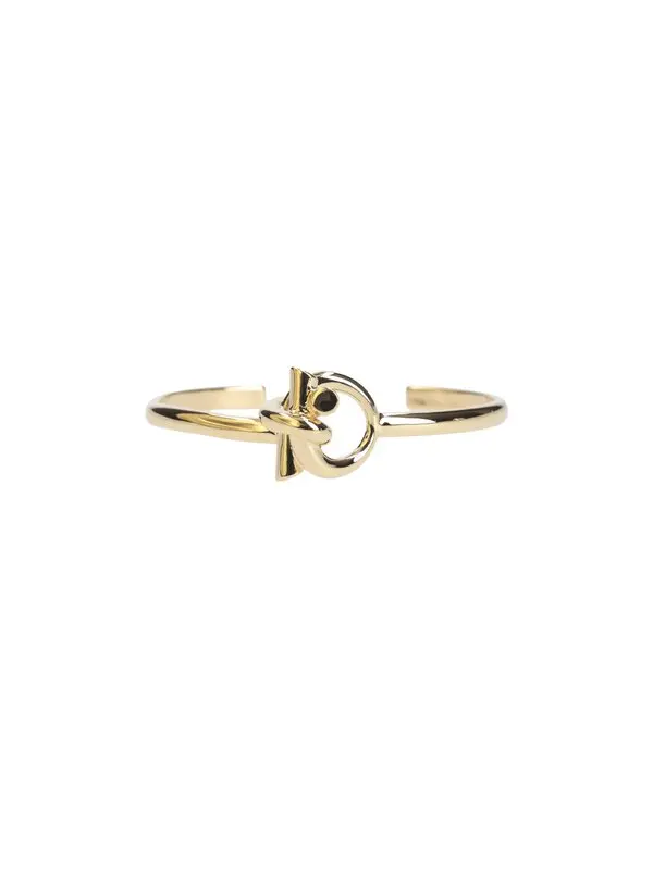 FERRAGAMO Gancini Double Turn Bracelet - Gold