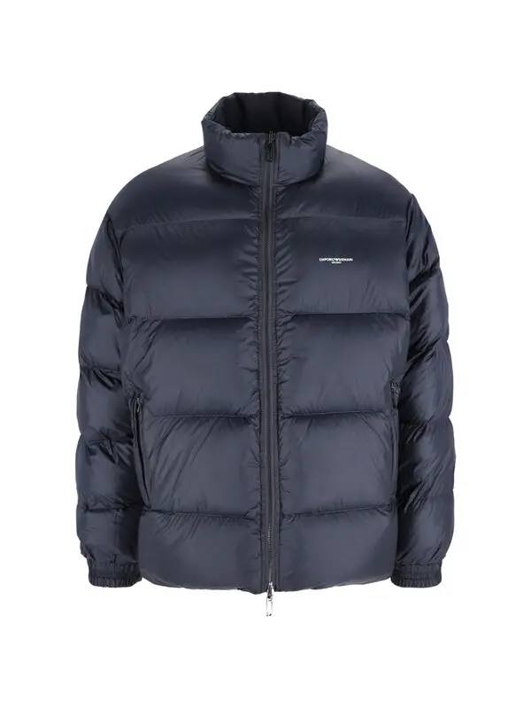 Emporio Armani Reversible Down Jacket - Black