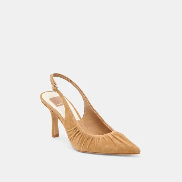 DOLCEVITA Keira Pleated Slingback Heels