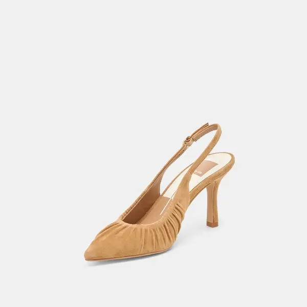 DOLCEVITA Keira Pleated Slingback Heels