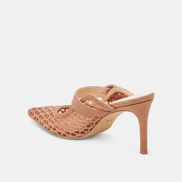 DOLCEVITA Keekee Raffia Stiletto Mules