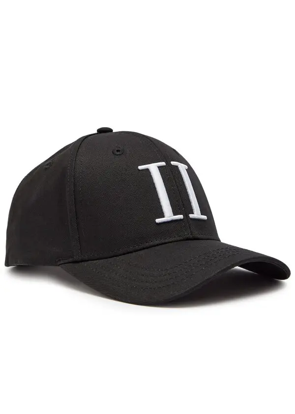 LES DEUX Encore Logo-embroidered Cotton Cap - Black