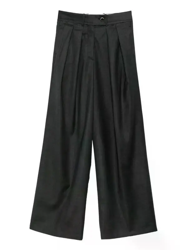 NINE:INTHE:MORNING Pleated Wide-leg Trousers