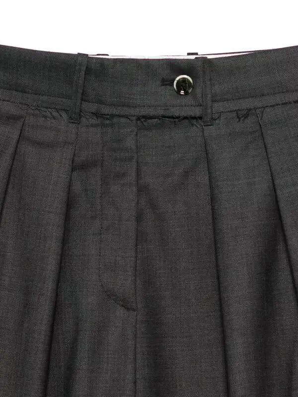 NINE:INTHE:MORNING Pleated Wide-leg Trousers
