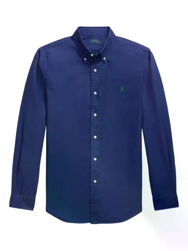 Polo Ralph Lauren Embroidered-logo Shirt - Blue