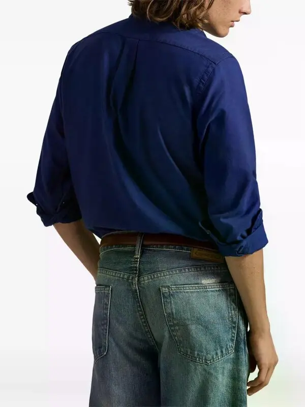 Polo Ralph Lauren Embroidered-logo Shirt - Blue