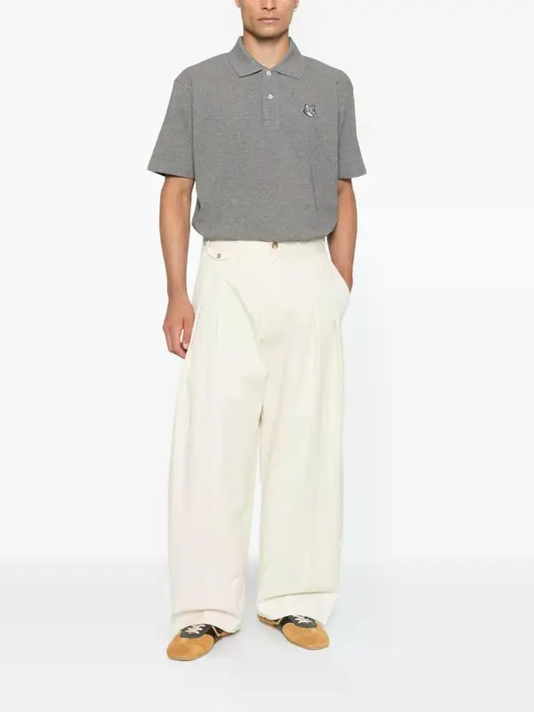 Maison Kitsuné Logo-patch Polo Shirt