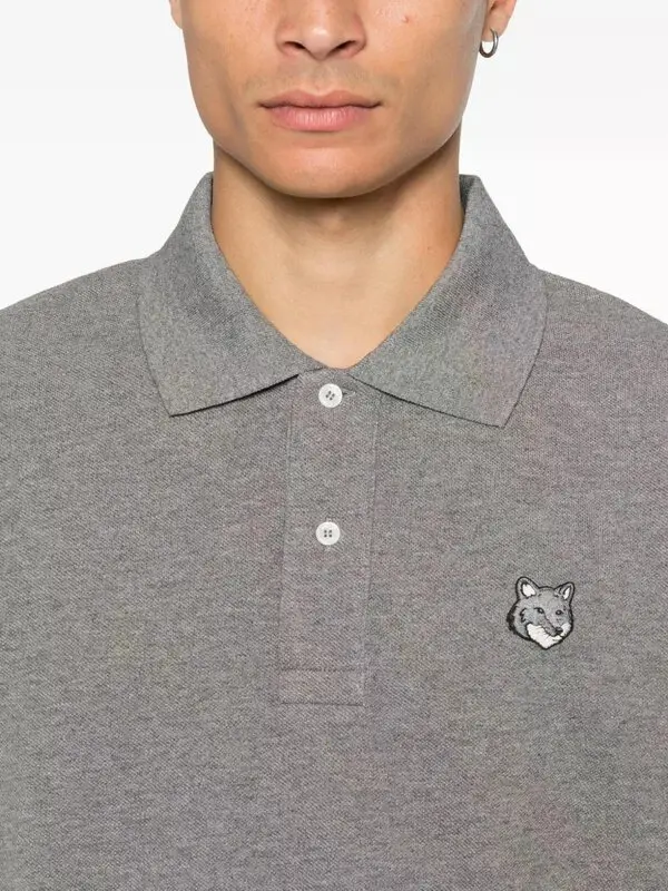 Maison Kitsuné Logo-patch Polo Shirt