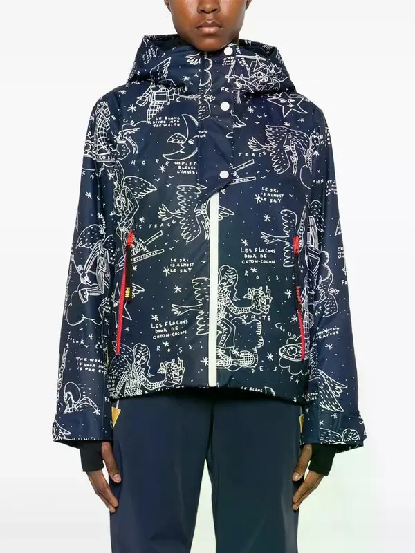 Rossignol Constellation-print Hooded Ski Jacket