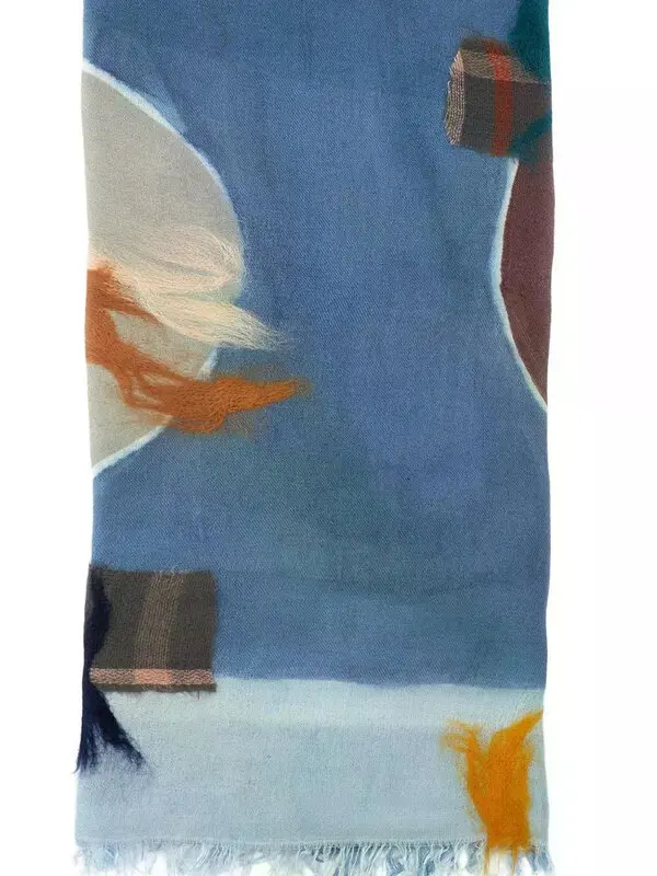 EXQUISITE J Fringed Scarf