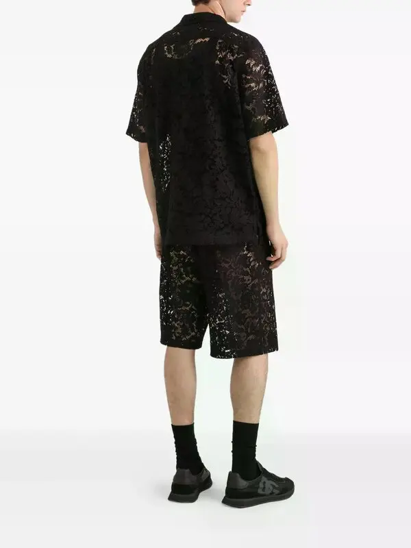 Dolce & Gabbana Lace-floral Shirt