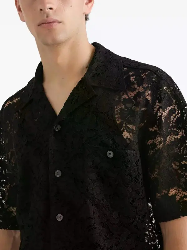 Dolce & Gabbana Lace-floral Shirt