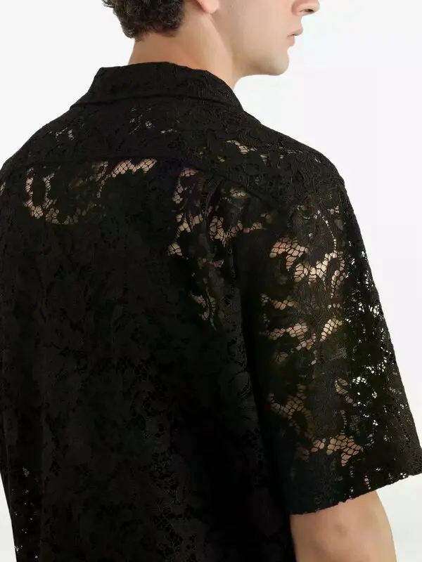 Dolce & Gabbana Lace-floral Shirt