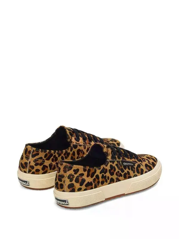 Superga Leopard-print Lace-up Sneakers