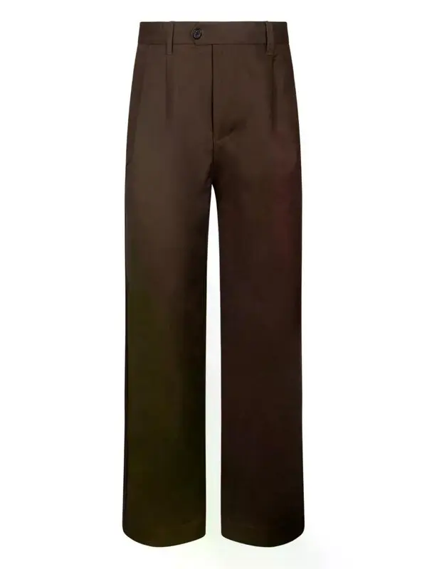 SELECTED Button Zip Trousers