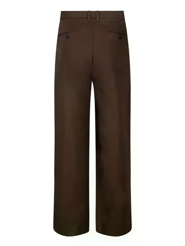 SELECTED Button Zip Trousers