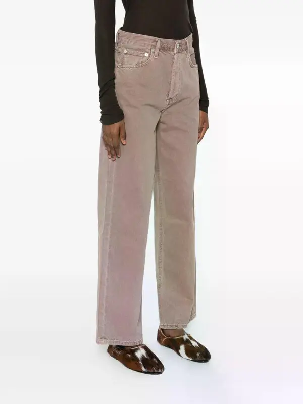 AGOLDE Wide-leg Five-pocket Trousers